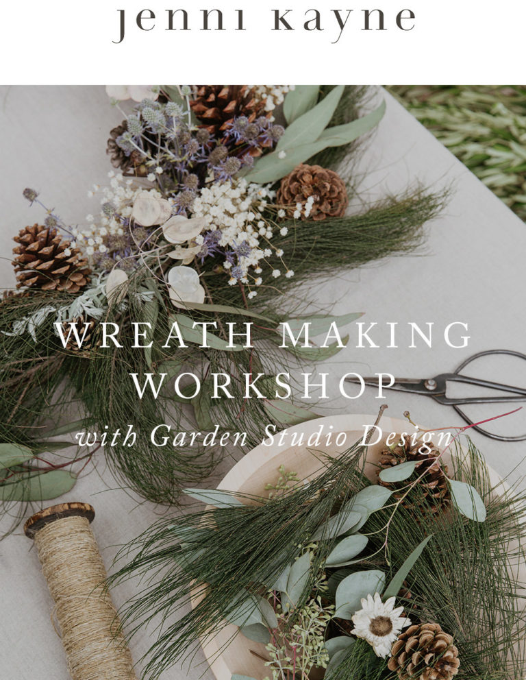 Wreath Making Workshop - Garden Studio